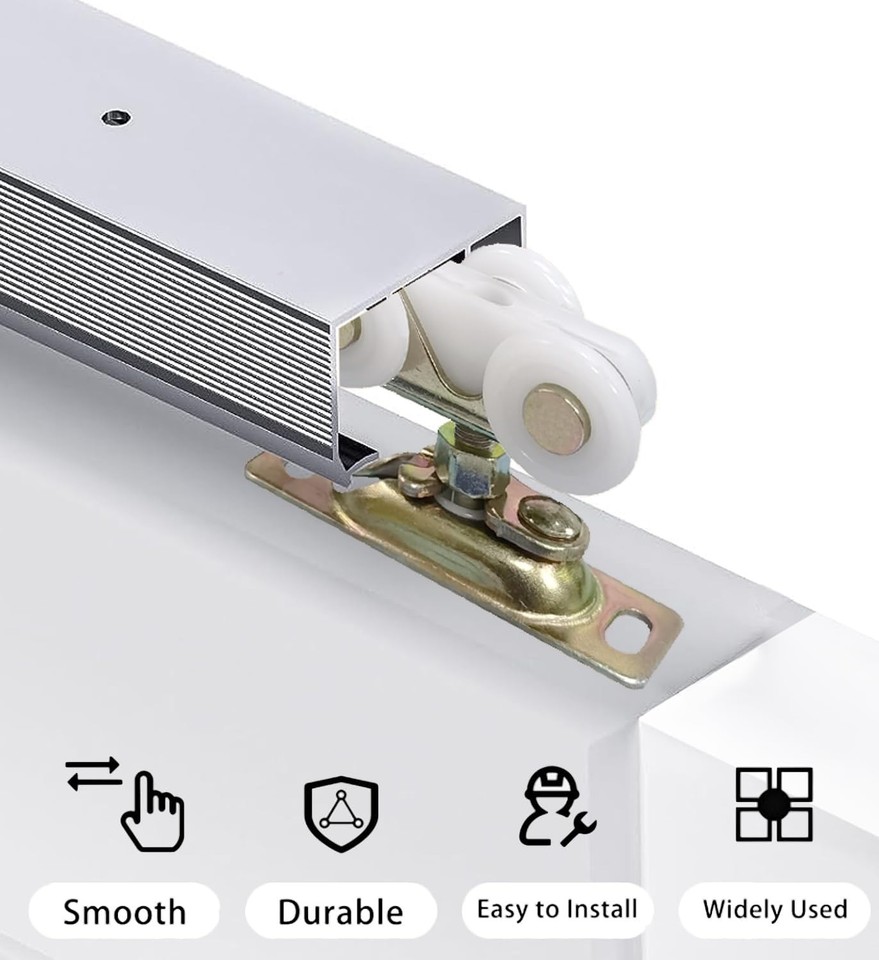 3/4 Inch Sliding Pocket Door Rollers Assembly, Inch, Zinc | eBay