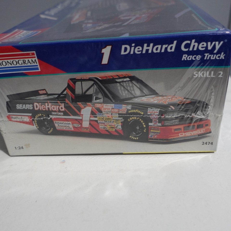 Monogram Model kit #1 Diehard Chevy Race Truck 1:24 Scale New Sealed ...