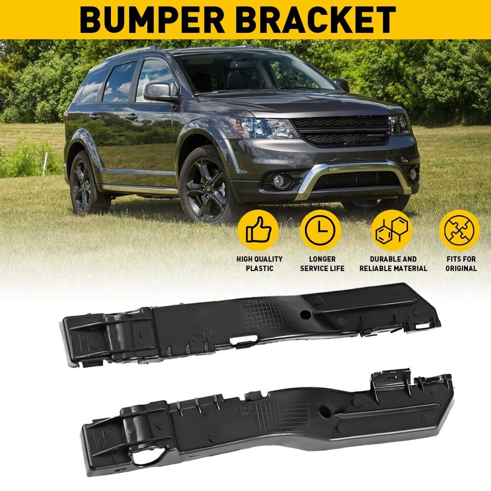 2pcs Front Bumper Brackets Replacement for 2009-2020 Dodge Journey L+R ...