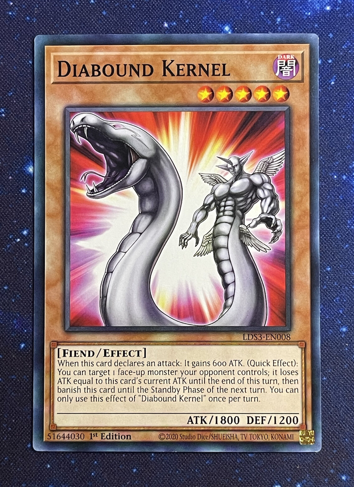 Yu-Gi-Oh! TCG Diabound Kernel Legendary Duelists: Season 3 LDS3-EN008 ...