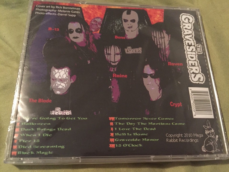 THE GRAVESIDERS Graveside Manor CD HALLOWEEN Misfits Brutality HORROR ...