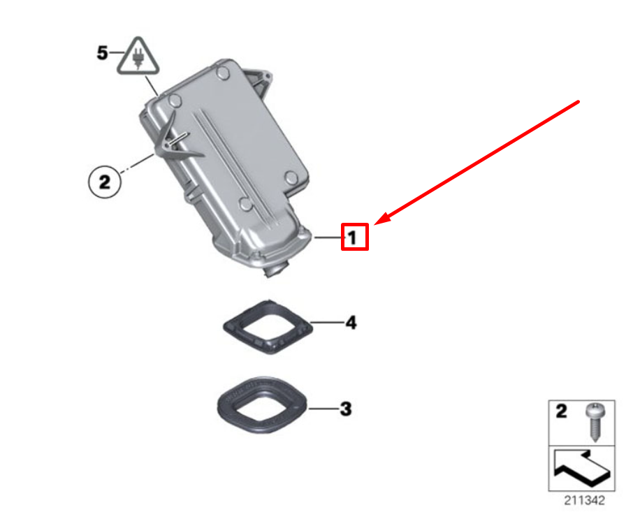 BMW X5 E70 Tailgate Reversing Camera 66539195898 9195898 NEW GENUINE | eBay