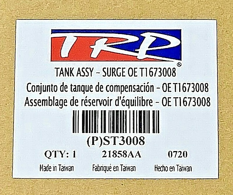 NEW TRP KENWORTH / PETERBILT RADIATOR SURGE TANK ASSEMBLY OE T1673008 ...