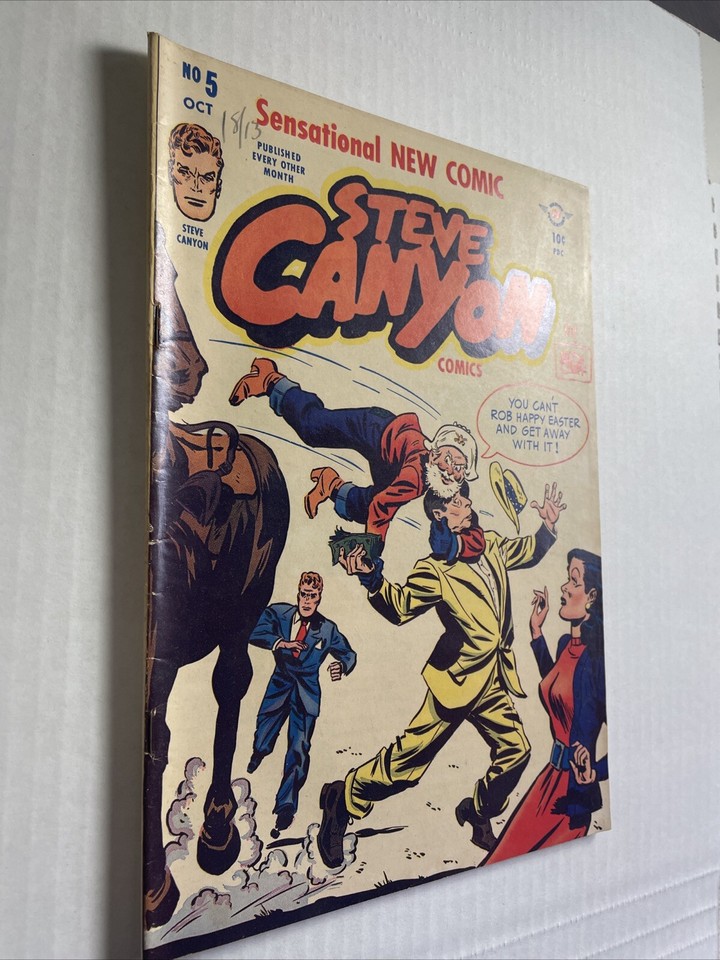 Steve Canyon #5 VF 1948 Harvey comic high grade We combine shipping! | eBay