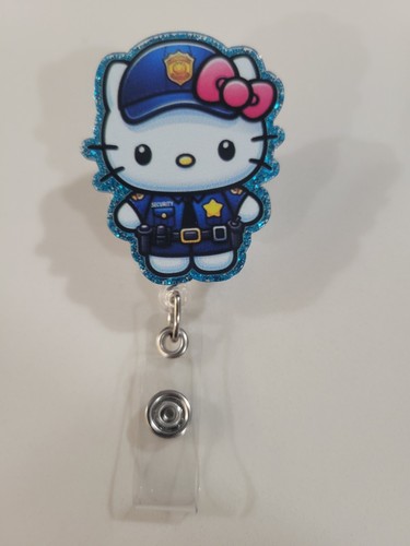Hello Kitty Security Retractable Badge Reel | eBay