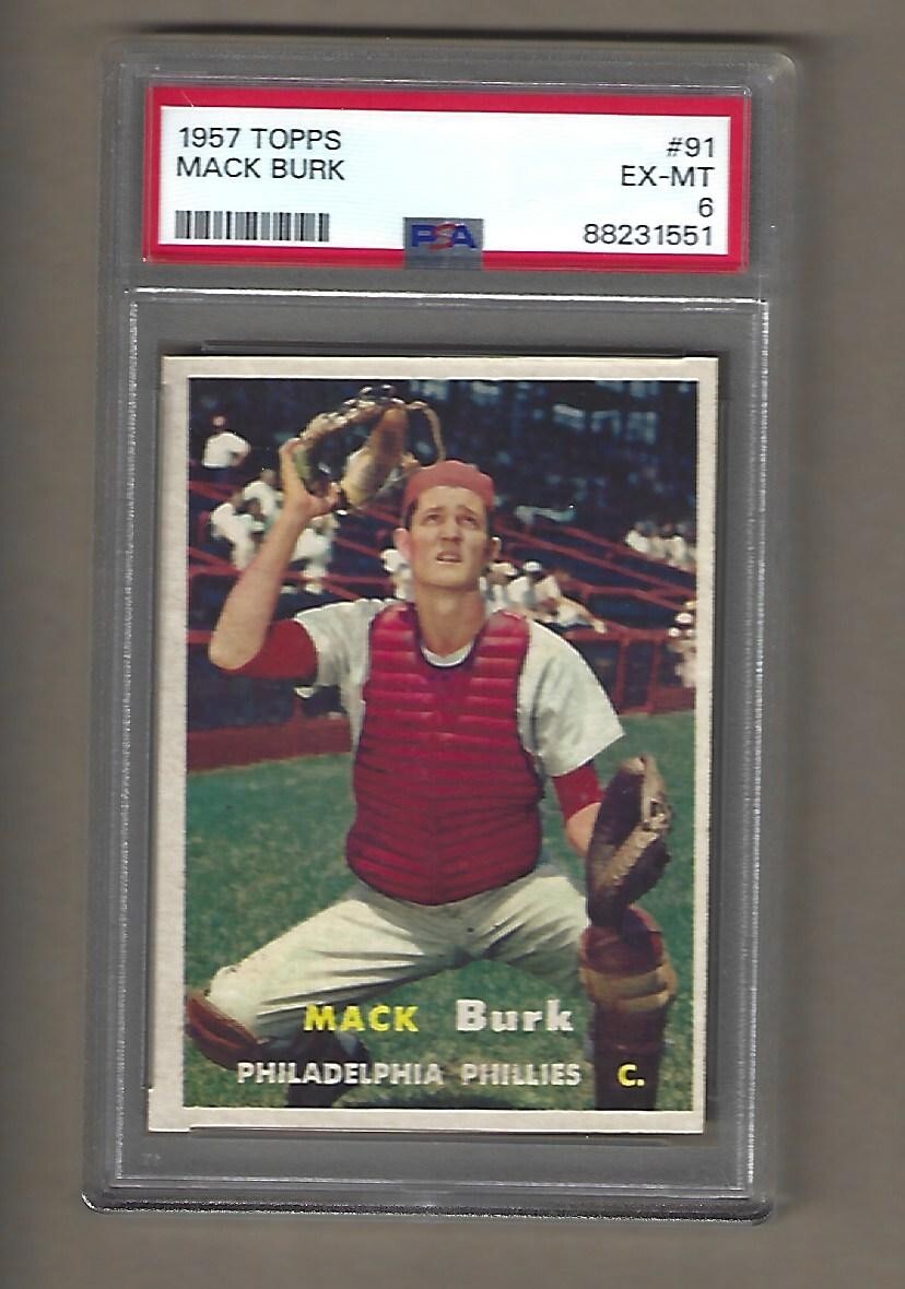 1957 Topps - Mack Burk #91 (RC) for sale online | eBay