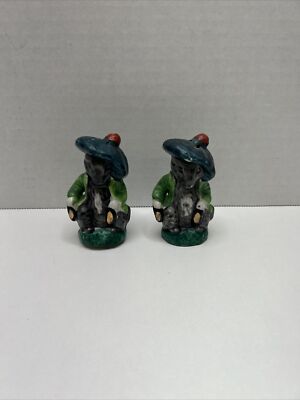 Vintage Salt And Pepper Shakers French Mice Rat JAPAN Hand Painted | eBay