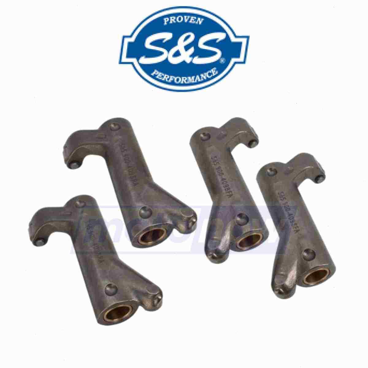 S&S Cycle Forged Roller Rocker Arms for 2000-2017 Harley Davidson FLSTC ...