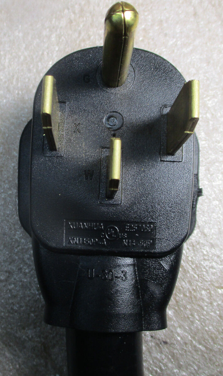 XYANHUA 2Ft Power Cord E257089 XN1450P-A N14-50P U-30-3 100030-765 3AWG ...