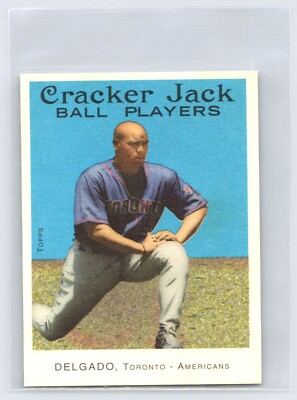 CARLOS DELGADO 2004 Topps Cracker Jack BLUE Mini #149 Blue Jays ...