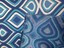 RICHLOOM DOYLE ADRIANT BLUE JACQUARD GEOMETRIC UPHOLSTERY FABRIC BY ...