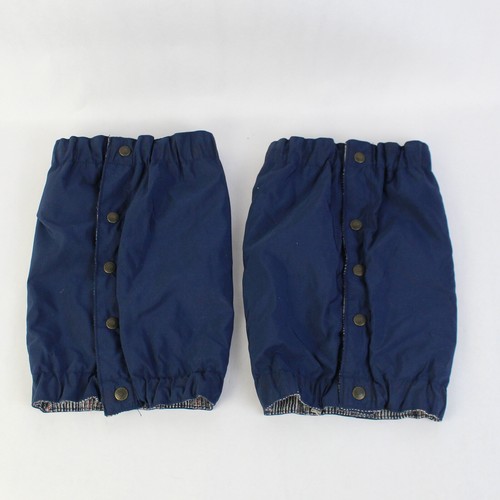 Vintage Wyoming Woolens Blue Snap On Leg Gaiters Adult One Size | eBay ...