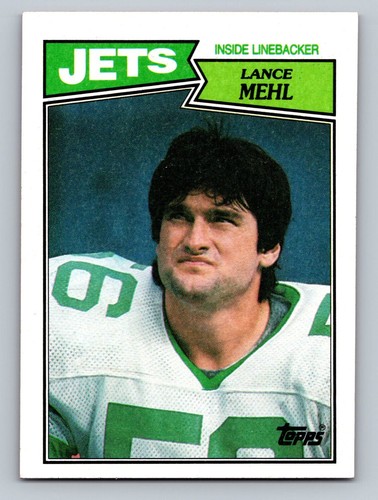 1987 Topps #139 Lance Mehl New York Jets | eBay