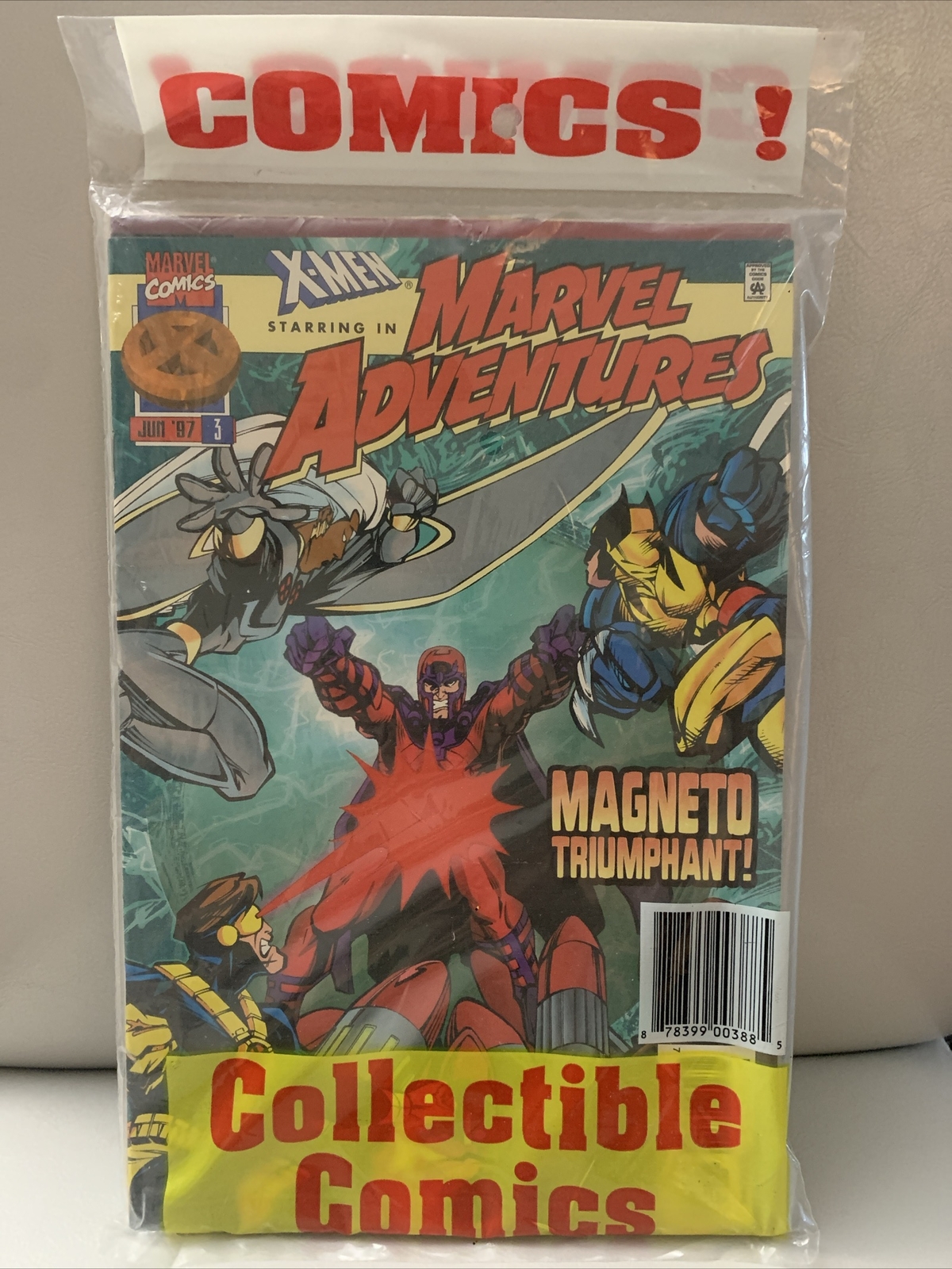 Sealed COLLECTIBLE COMICS Unopened 4 Out of Print Original Marvel COMIC ...