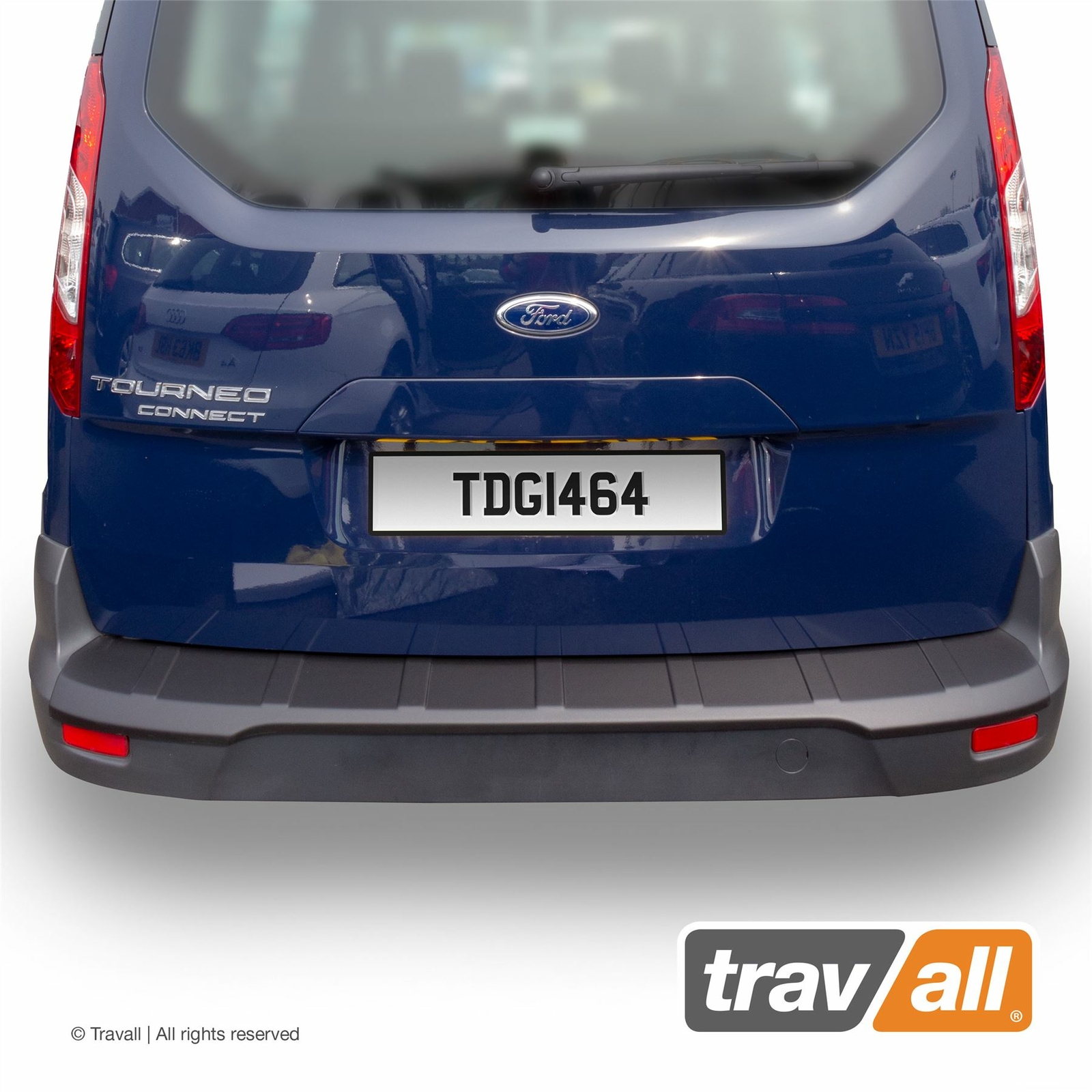 TRAVALL RIDGED PLASTIC BUMPER PROTECTOR for Ford Transit/Tourneo ...