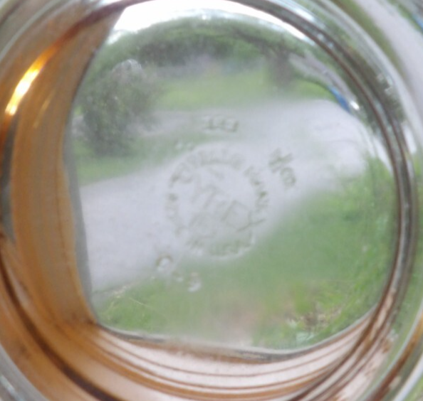 Pyrex 323 Musical Staff Clear Glass Mixing Bowl Gold Stripes - 1.5 ...