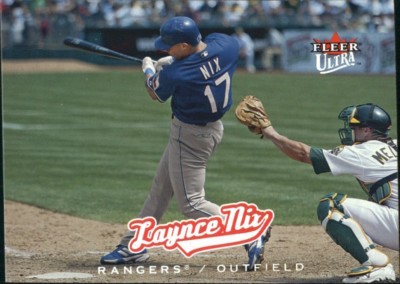 2005 Fleer Ultra #171 Laynce Nix Texas Rangers | eBay