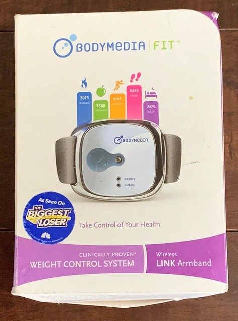 BODYMEDIA Wireless Bluetooth Monitor Armband Fitness Activity Calorie ...