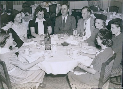 1938 Photo Kansas City Southern Breakfast Party For 4-H Club Members ...
