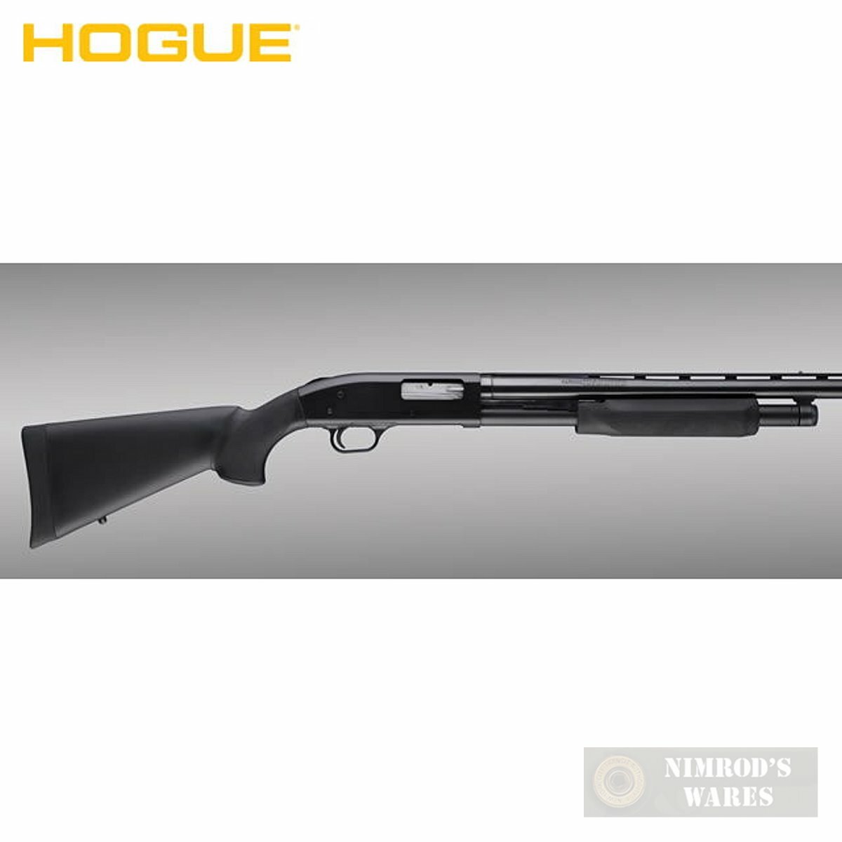 Hogue 05012 Stock Mossberg 500 Overrubber Shotgun Stock Kit with Forend ...