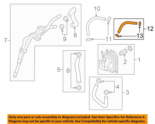 HYUNDAI OEM 17-21 Elantra Cooling Trans Oil Cooler-Oil Outlet Tube ...