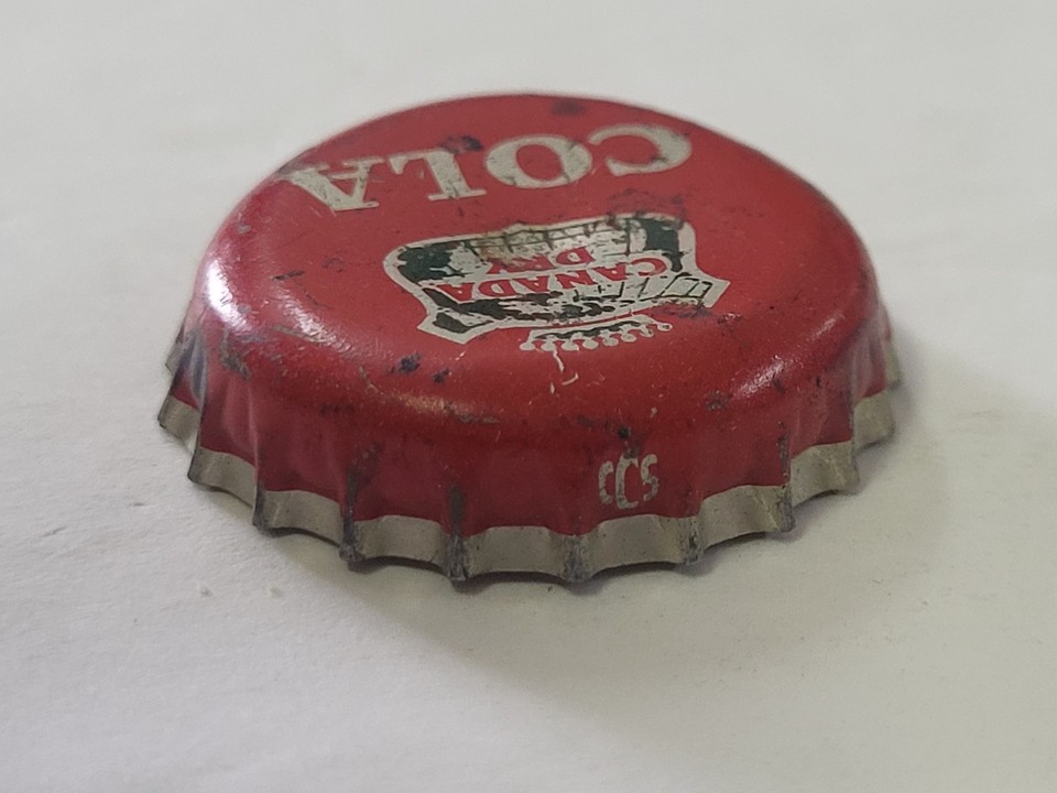 Canada Dry Cola Bottle Cap Cork Lined Toronto Canada Vintage Soda Pop ...