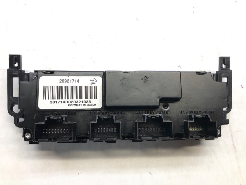2012-2013 Chevy Silverado Sierra Heater A/C Control Automatic Rear Def ...