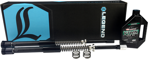 Harley 06-17 FXD FXDL FXDB + LEGENDS Axeo Front Suspension System 49mm ...