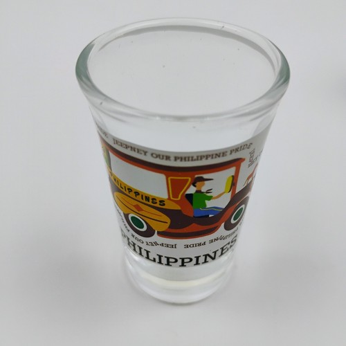 Kultura Uniquely Filipino Set 2 x 2.75" Shot Glasses Philippines BRAND ...