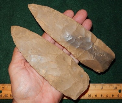 CHECK OUT THIS AUTHENTIC TENNESSEE FOUND CACHE OF TWO LARGE ARCHAIC ...