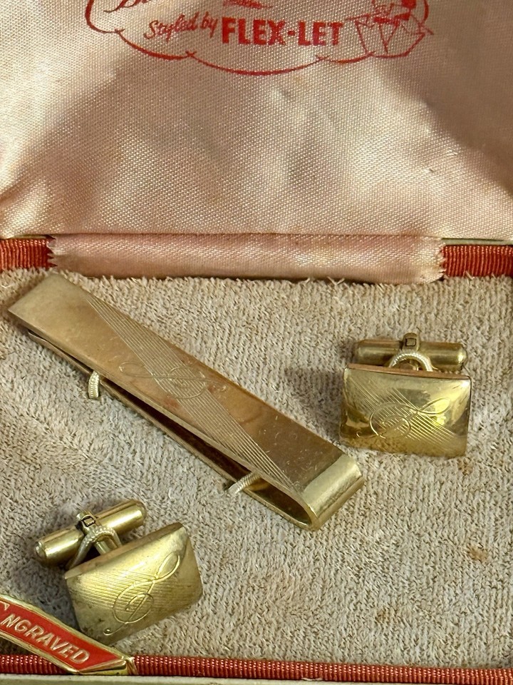 Men’s Cuff Link, Tie Tack, Tie Bar & Money Clip Lot Vintage Most Signed ...