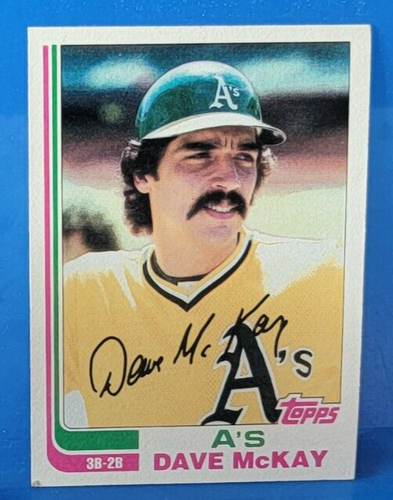 Dave McKay, 3B-2B - Topps - A'S , 1982 - #534 | eBay