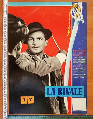 LA RIVALE FOTOBUSTA LOBBY CARD MARIA FERRERO MAUBAN LUISA RIVELLI ...
