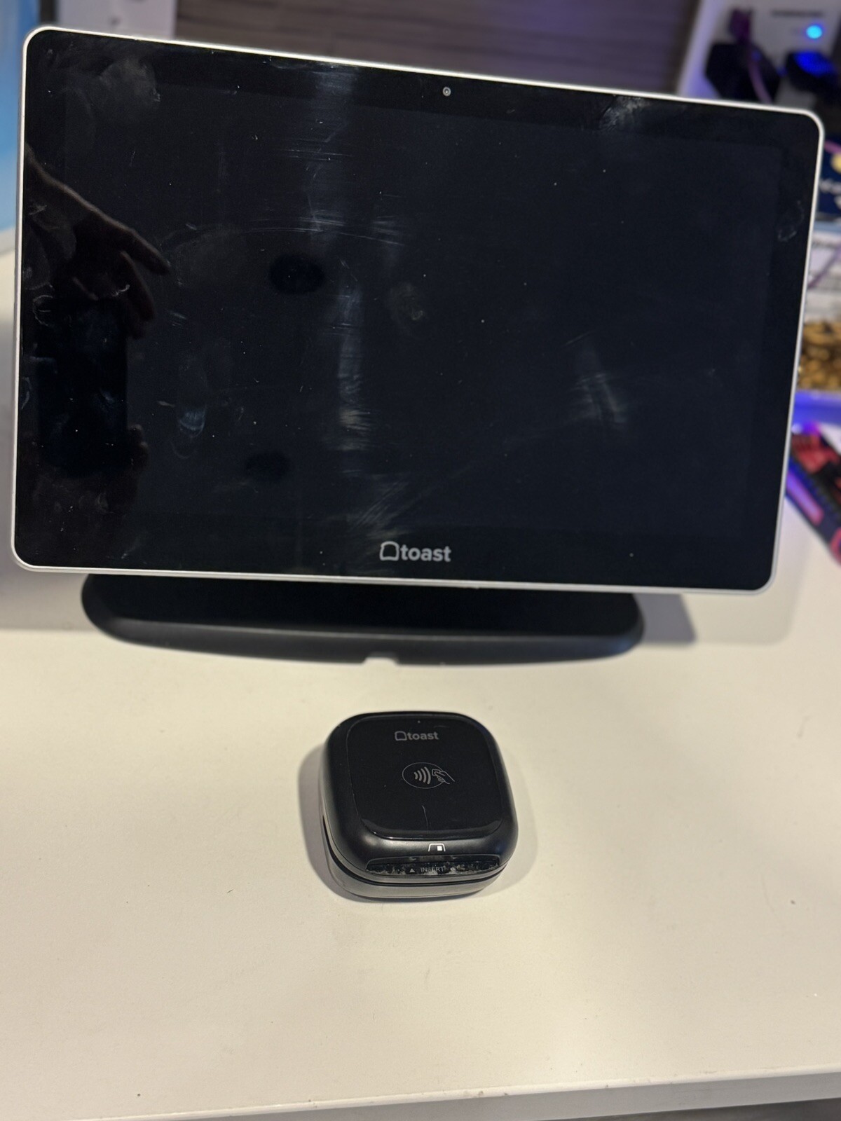 Toast Flex TT200 POS Point of Sale System dual display Screen with tap ...