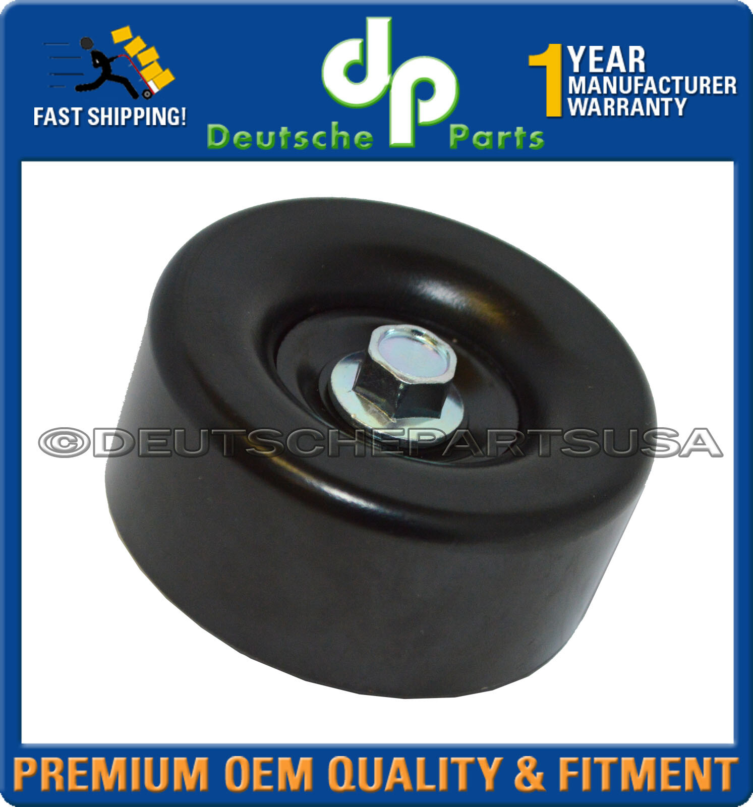 UPPER ACC. BELT IDLER PULLEY FOR NISSAN MURANO QUEST ALTIMA MAXIMA ...