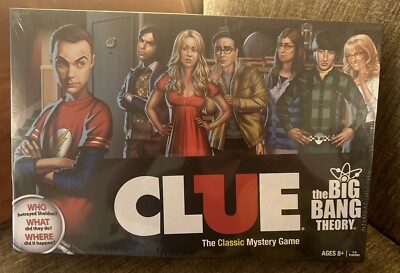 CLUE The Big Bang Theory Edition 2013 Classic Mystery Board NEW FACTORY ...