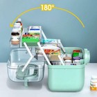 First Aid Kit Storage Box Medicine Box Folding Portable Family ...