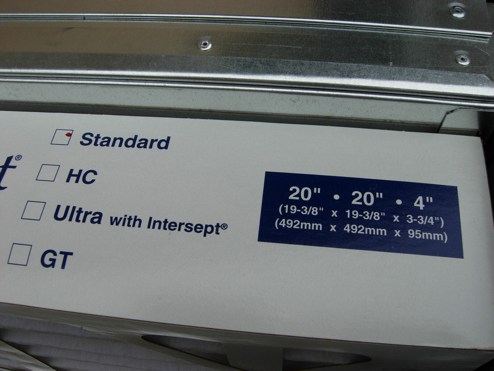 HVAC.Return air filter rack plenum,collar 14" diameter,fit filter 20"x ...