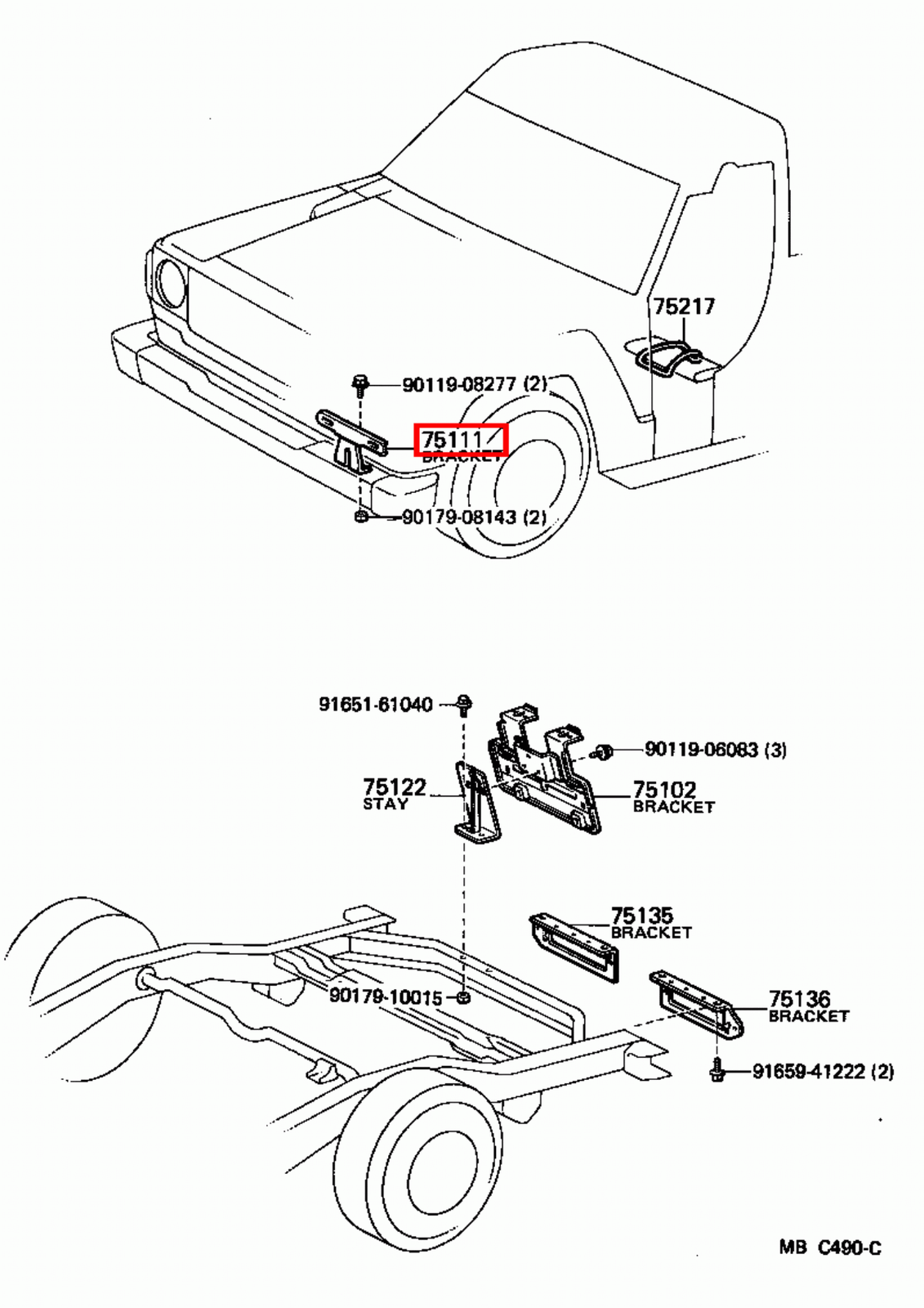 Genuine Toyota LandCruiser BJ41 BJ40 Front Number License Rego Plate ...