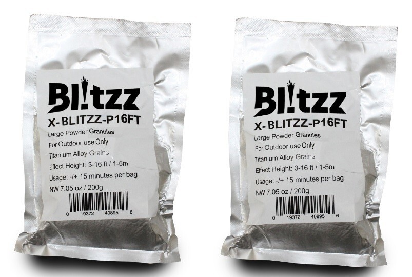 2X ProX X-BLITZZ-P16FT Blitzz Large Titanium Powder Cold Spark Effect Granules | eBay