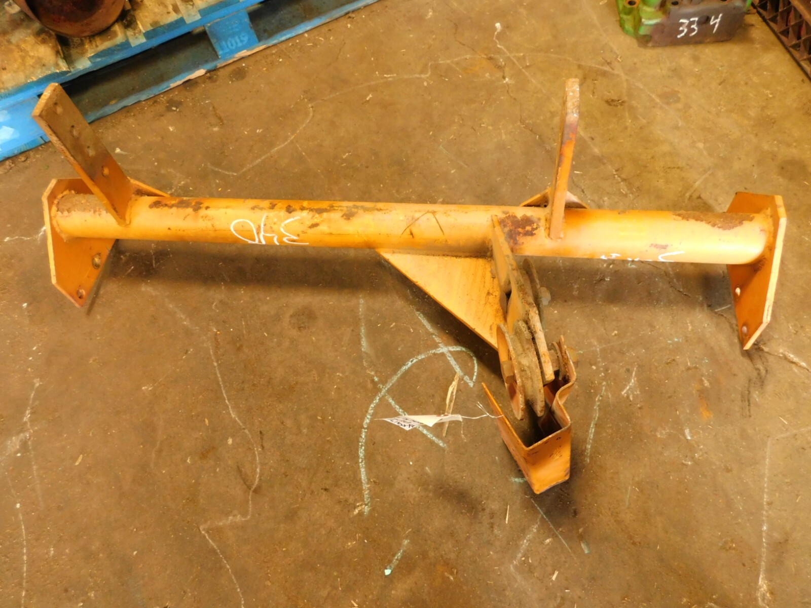 Allis-Chalmers Mower Deck Tractor, Belly Mower Bracket with Pulleys ...