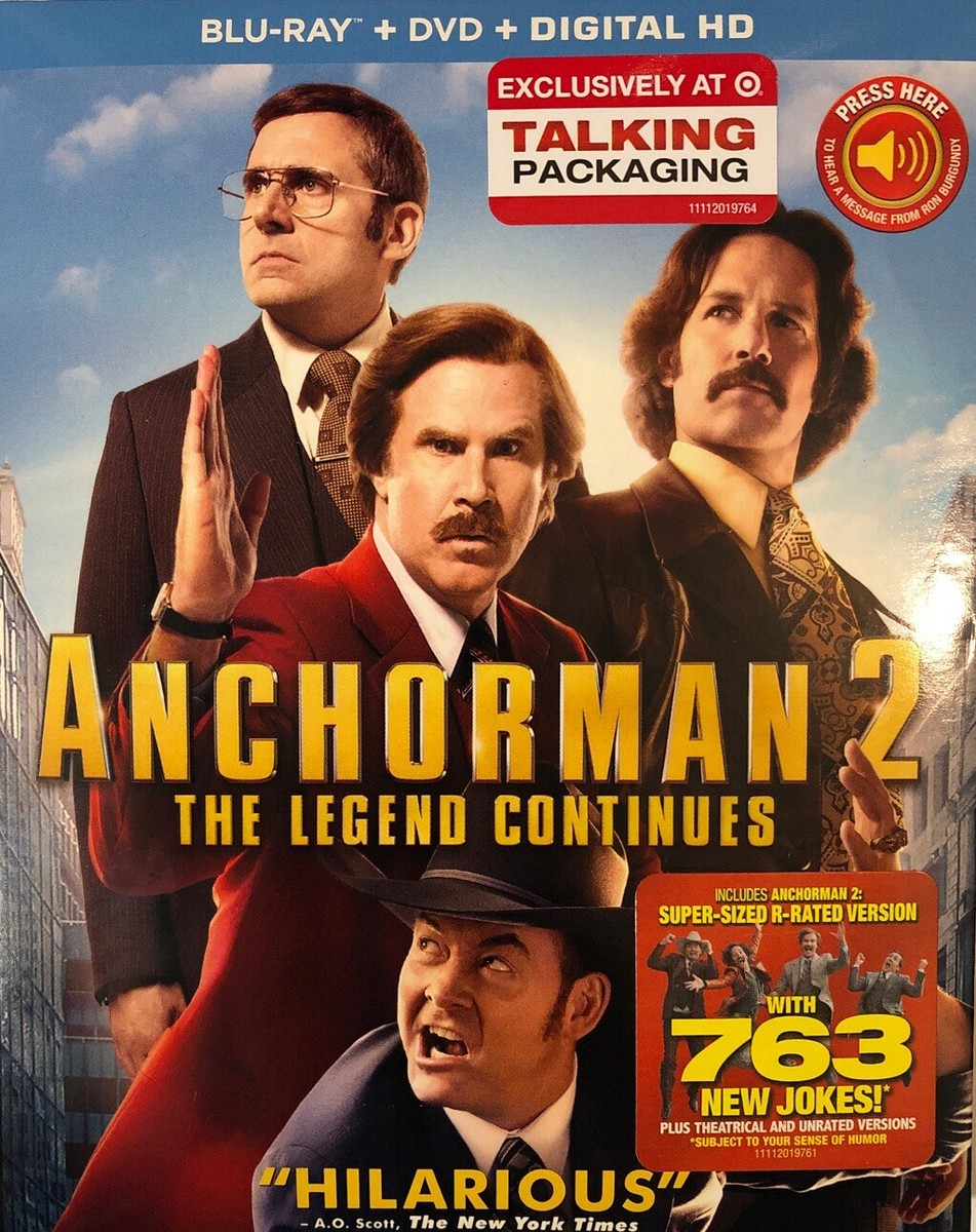 Anchorman 2 Dvd