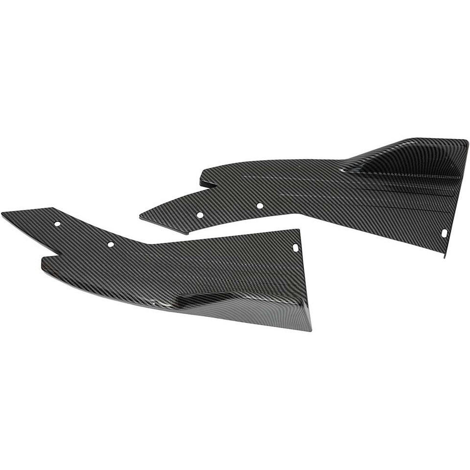 For Jaguar XF XK XJ CARBON FIBER Rear Bumper Lip Diffuser Splitter ...