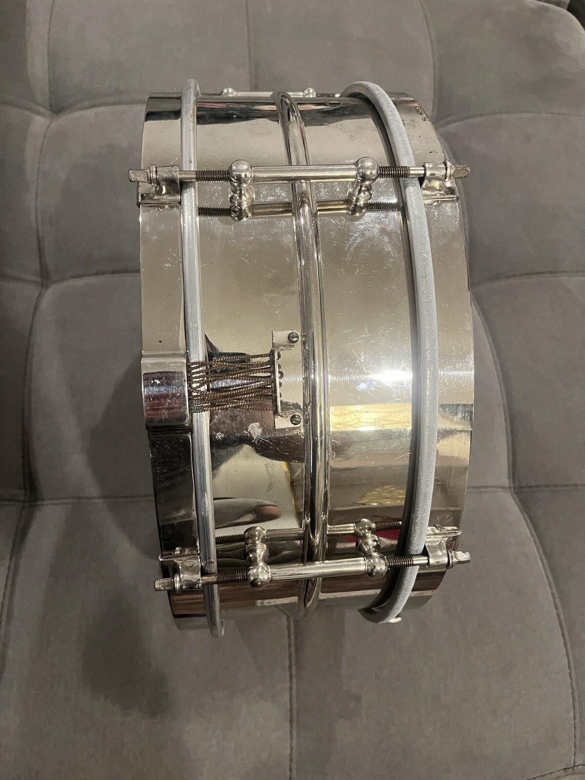 Vintage 1920's/30s NOB Snare Drum - 6 Lug | Grelly USA
