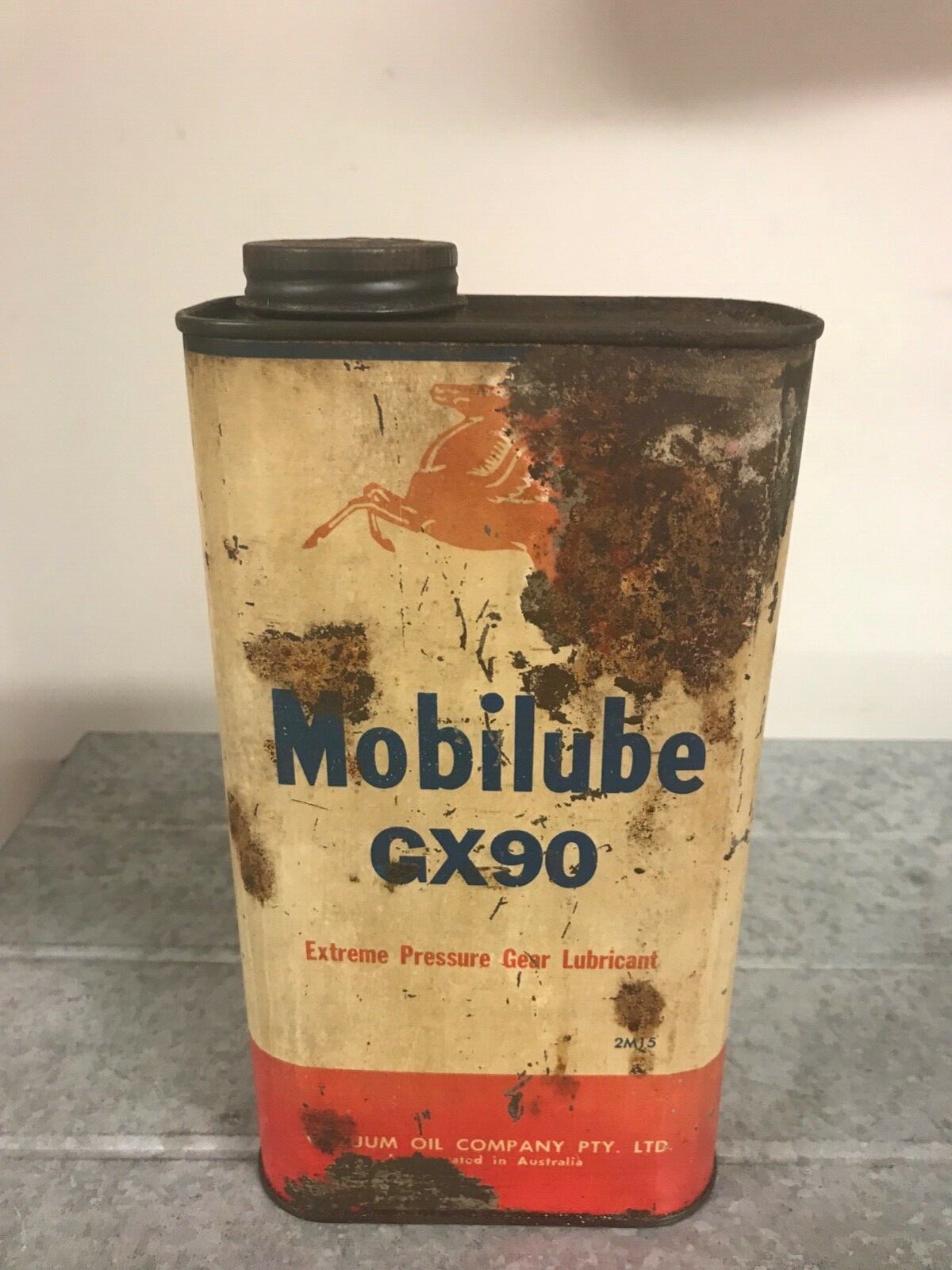 mobilube gx90 oil quart tin | eBay
