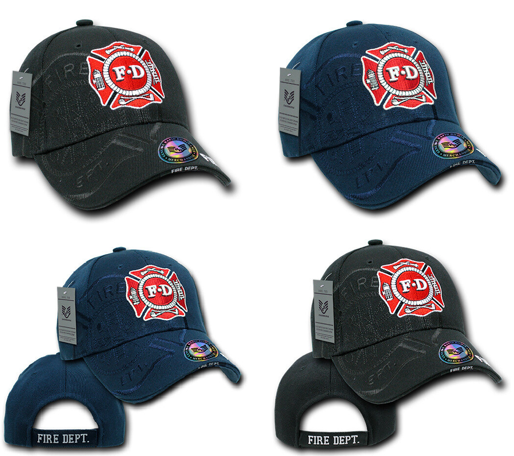 Fire Fighter Fire Department Hat Baseball Cap (Your service is ...