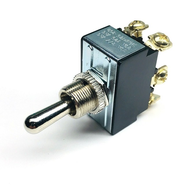 Heavy Duty Bat Handle Momentary Toggle Switch DPDT on off 30 050 for ...