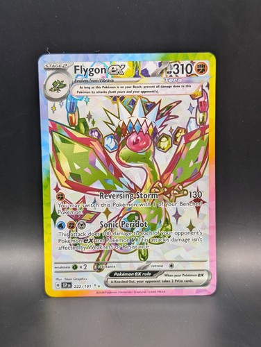 Pokemon Card - Flygon ex - 222/191 - Surging Sparks - Full Art - Near ...