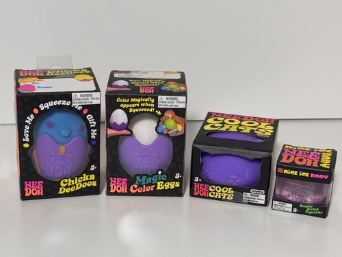 Needoh Easter Lot (4) Viral MAGICEGG,CHICKADEEDOO,COOL CATS, NICE ICE ...