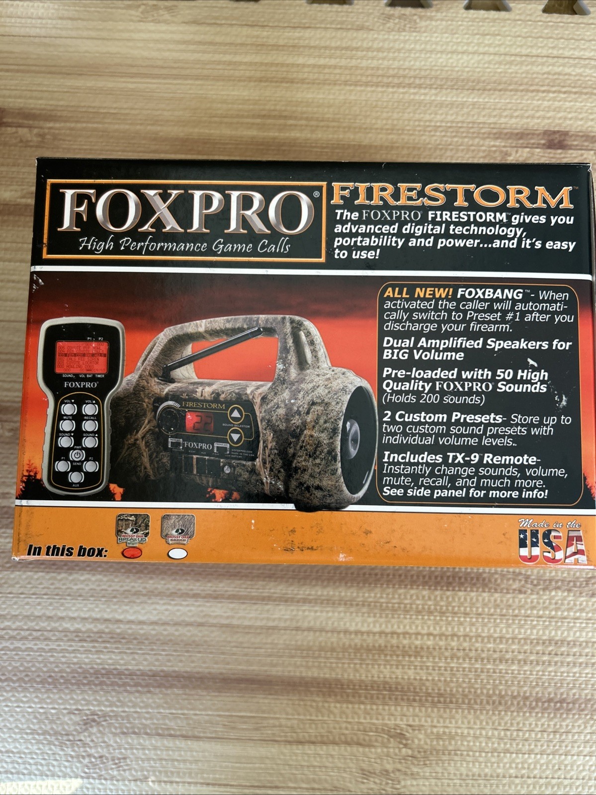 FoxPro Firestorm Electronic Predator Call In Mossy Oak Breakup Infinity ...